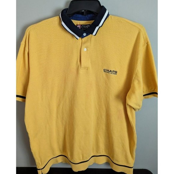 Polo Ralph Lauren | Shirts | Vintage Chaps Ralph Lauren Yellow Polo ...
